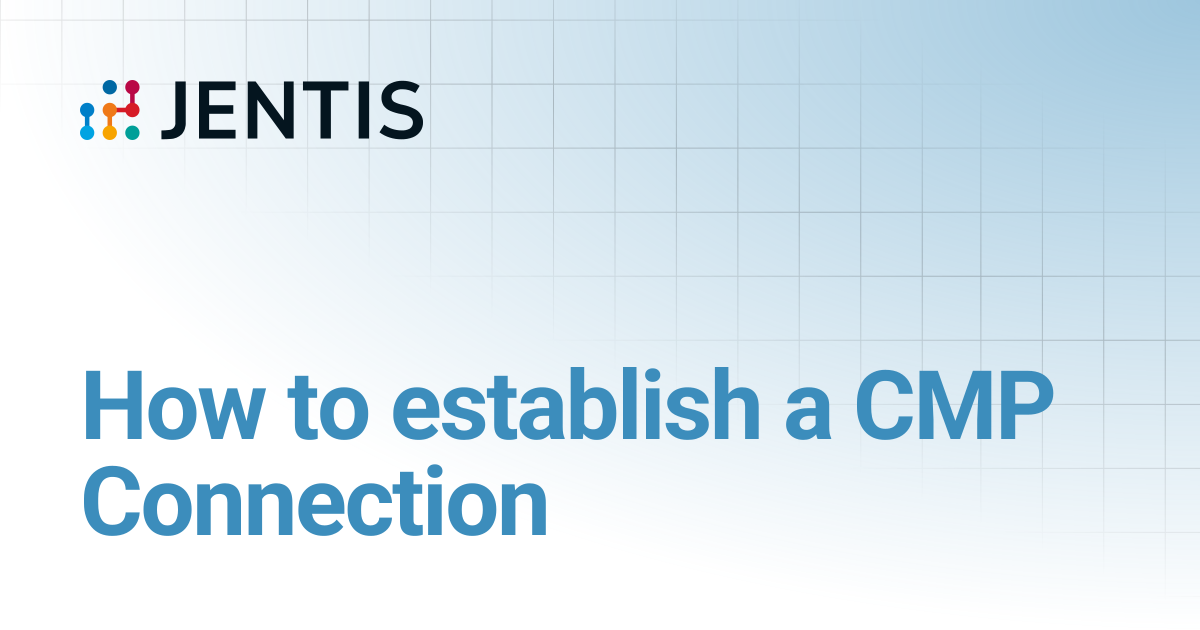 How to establish a CMP Connection | JENTIS